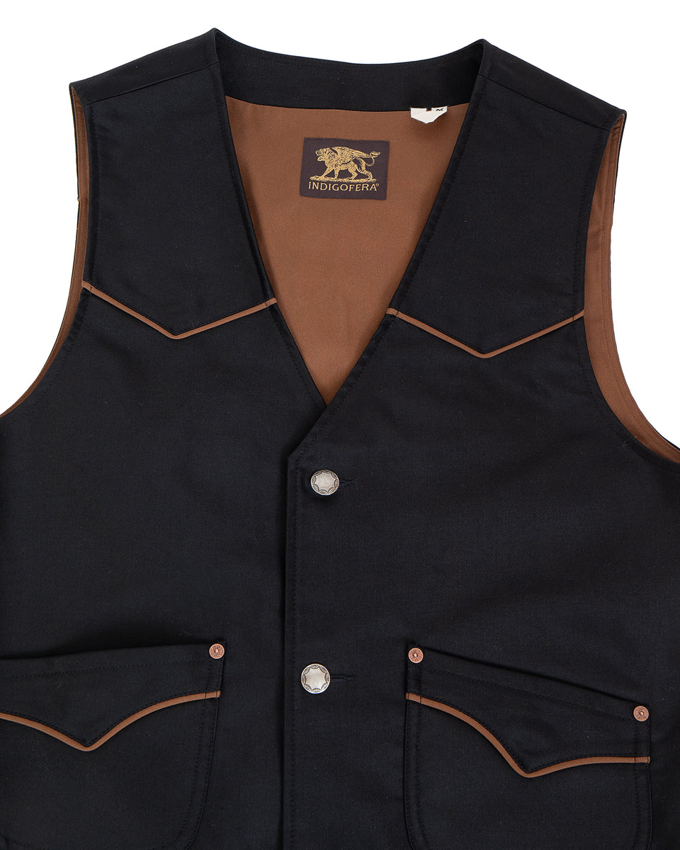Indigofera Colton Vest, Giza Cotton Moleskin - Panchoandlefty.se – Pancho And Lefty - Online Store