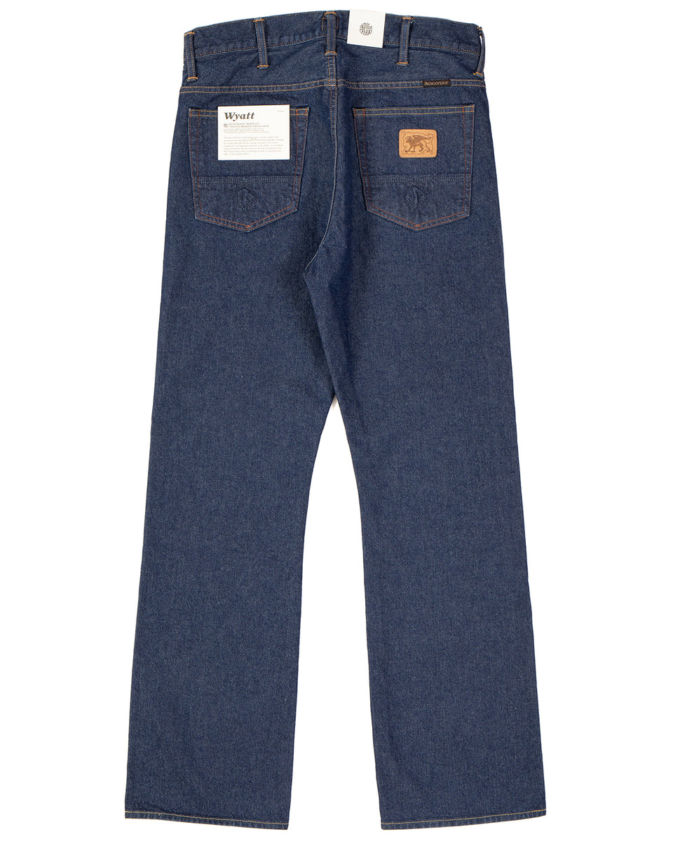 Indigofera Wyatt Jeans, Uneven Broken Twill Rinsed - Panchoandlefty.se ...