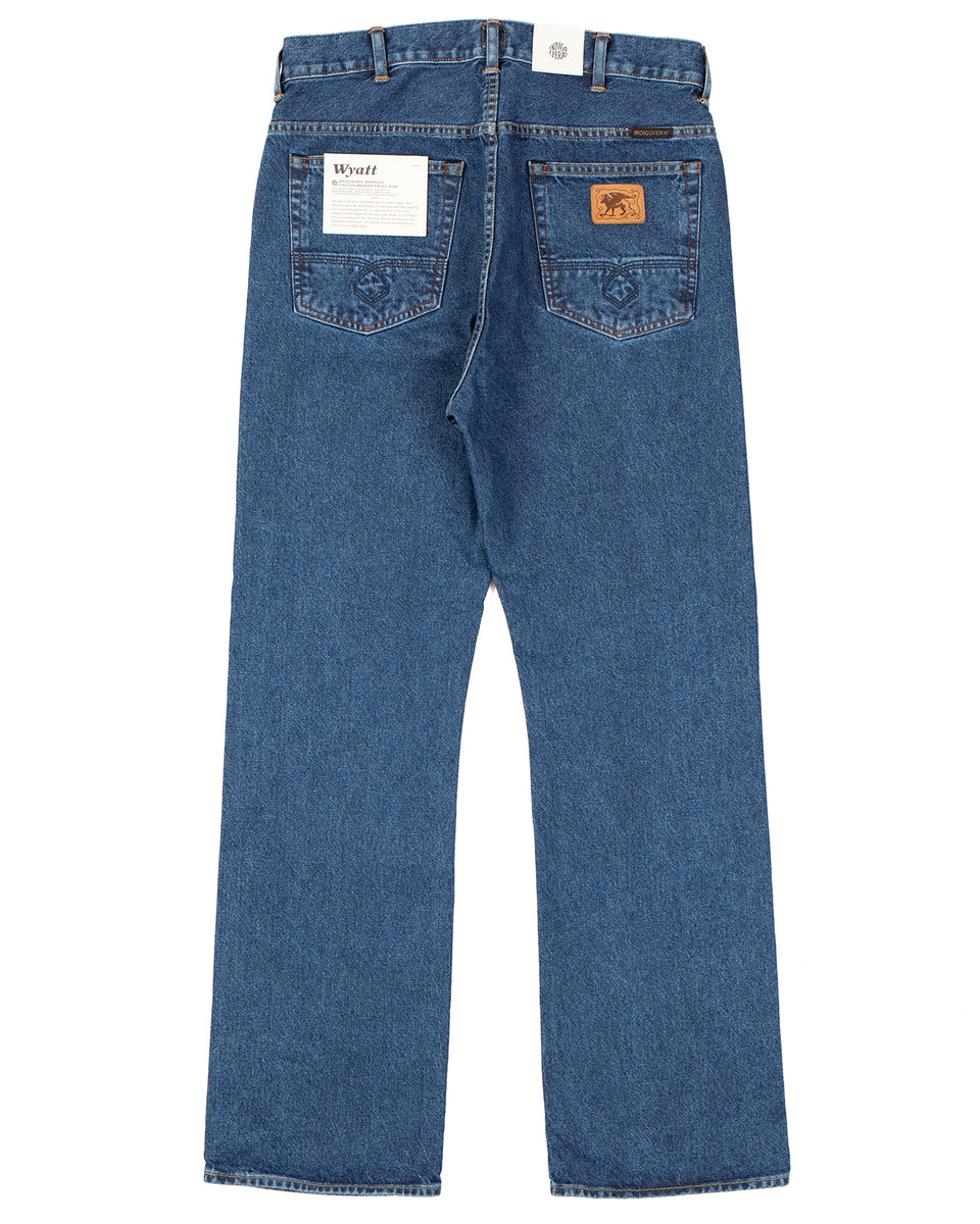 Indigofera Wyatt Jeans, Uneven Broken Twill, Double Wash ...